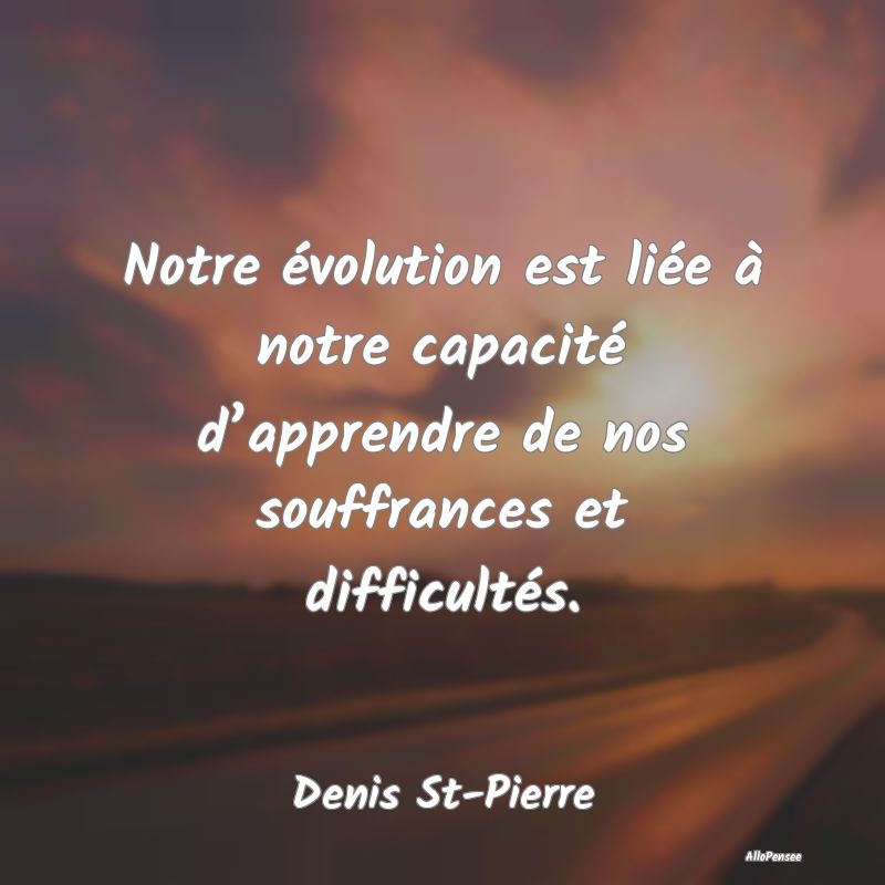 Citation Évolution - AlloPensee