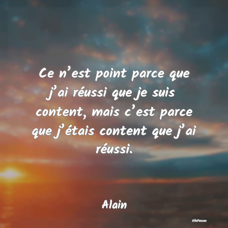 Citation Contentement - AlloPensee