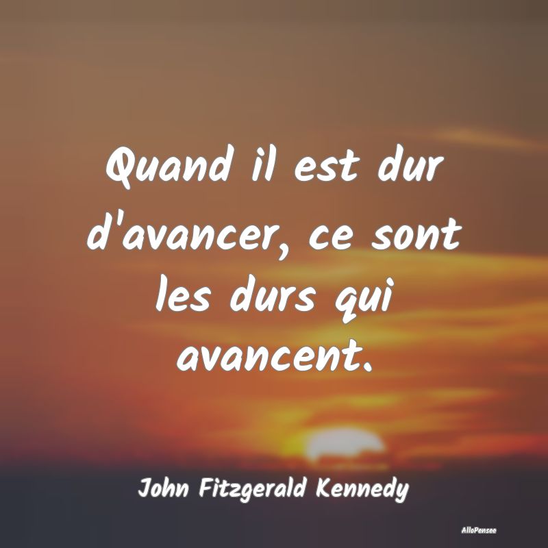 Citation Avancer - AlloPensee