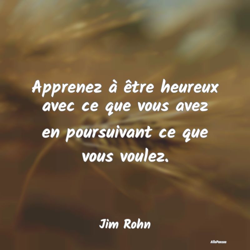 Citation Contentement - AlloPensee